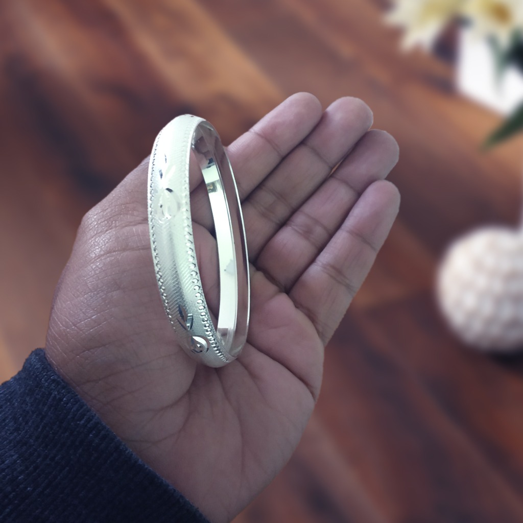 Silver Designer Kada Punjabi Kada Silver Designer Kada Punjabi Kada